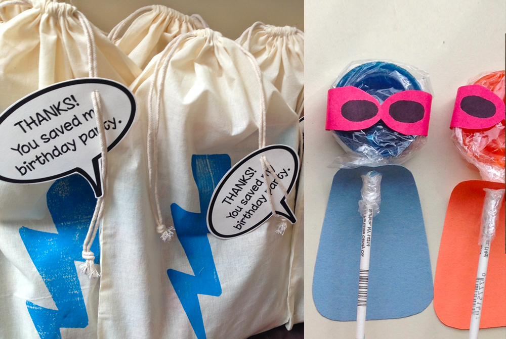 A Superhero Birthday Party | Part 2: Lootbags and Lollipops ...