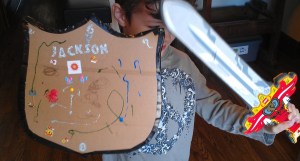 Knight’s Shield Craft | Birthday Party | themotherboards